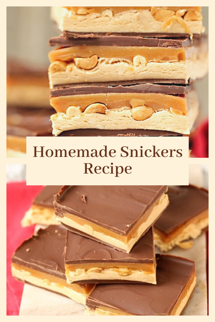 Homemade Snickers Recipe