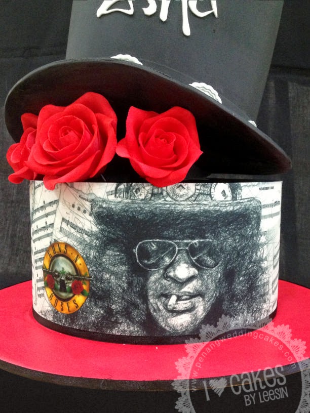 Penang Wedding Cakes by Leesin: Slash (Guns N Roses) Cake