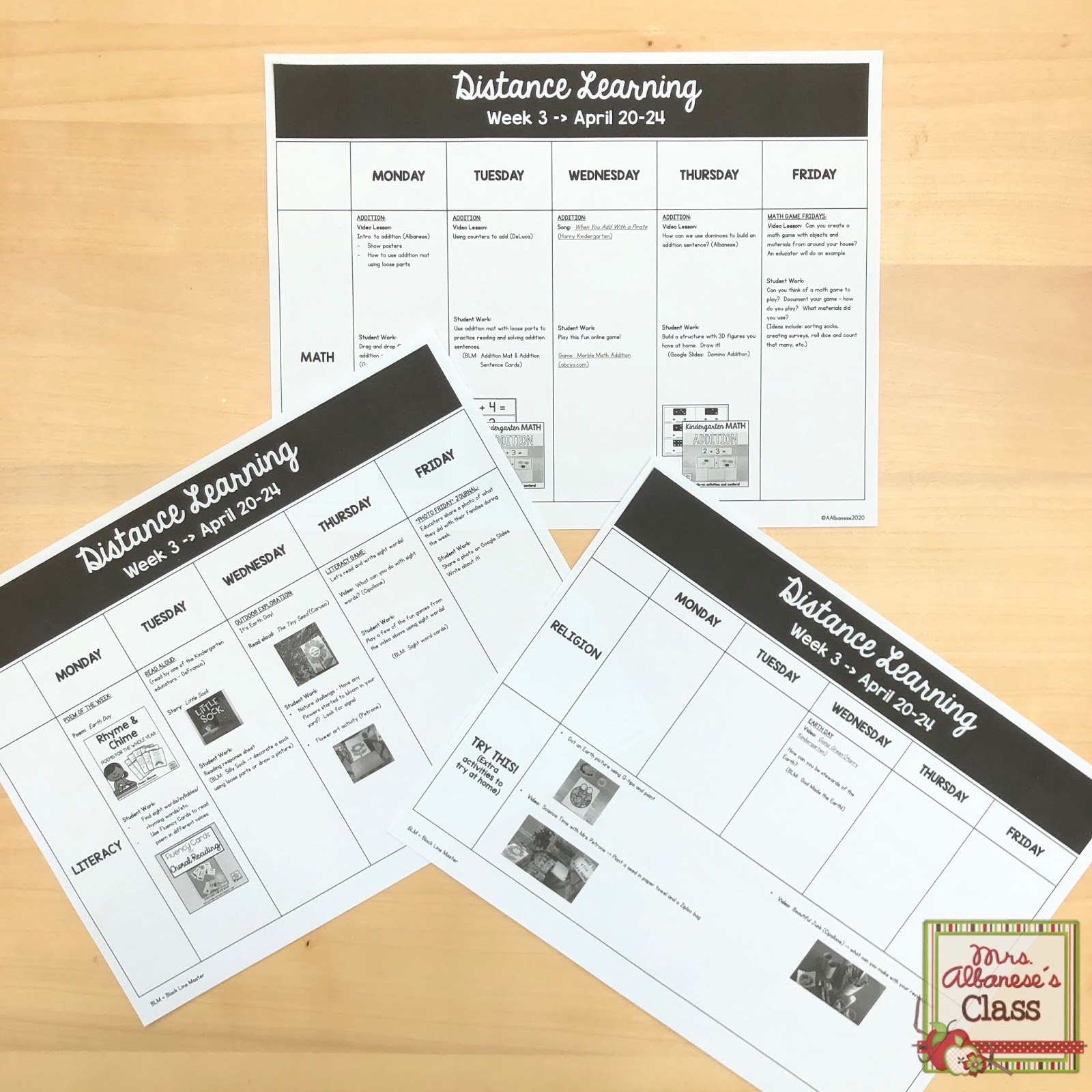 Distance Learning in Kindergarten {as best as possible!} | Mrs ...