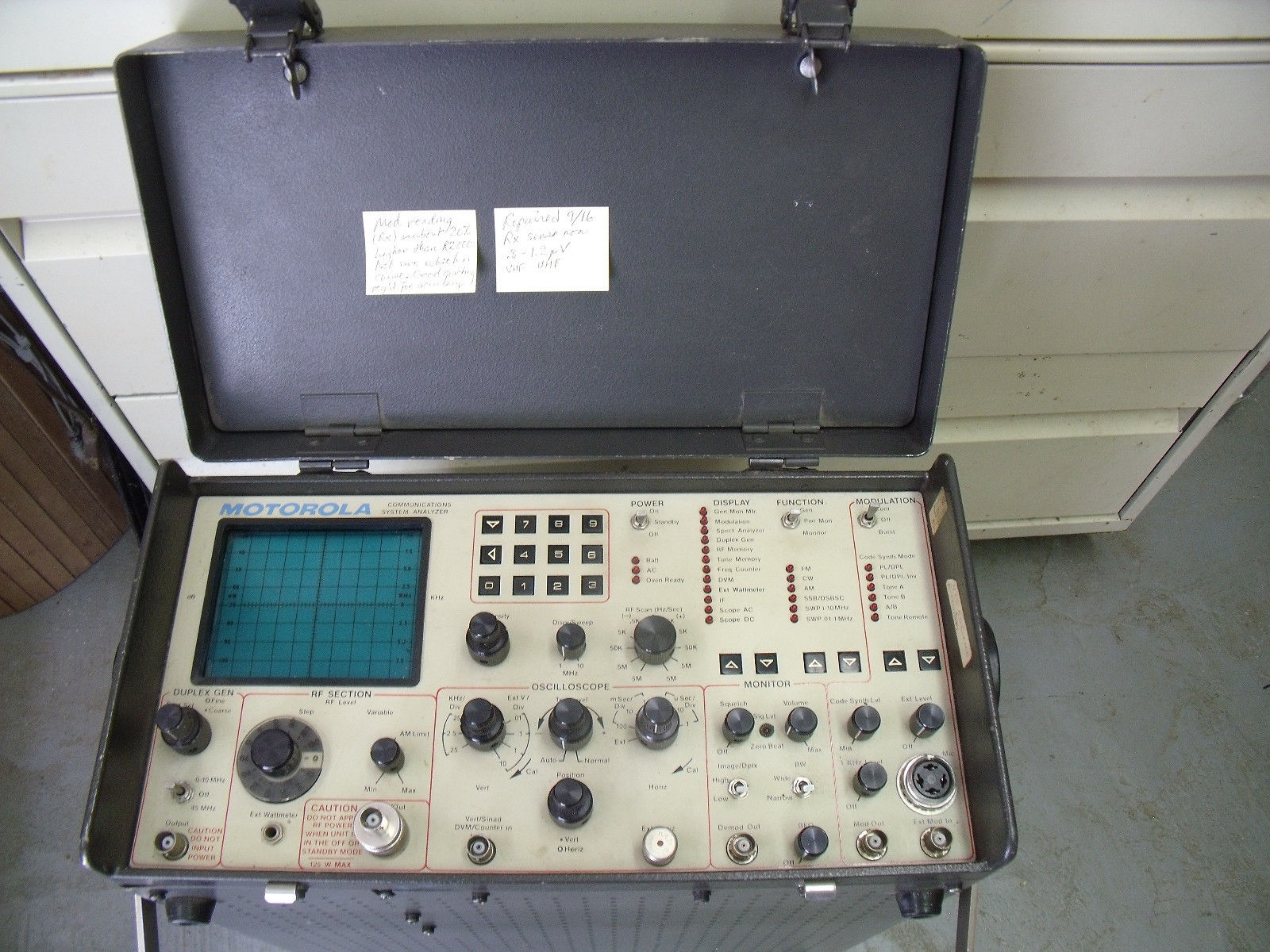Motorola solution: The R2001D Communications System Analyzer