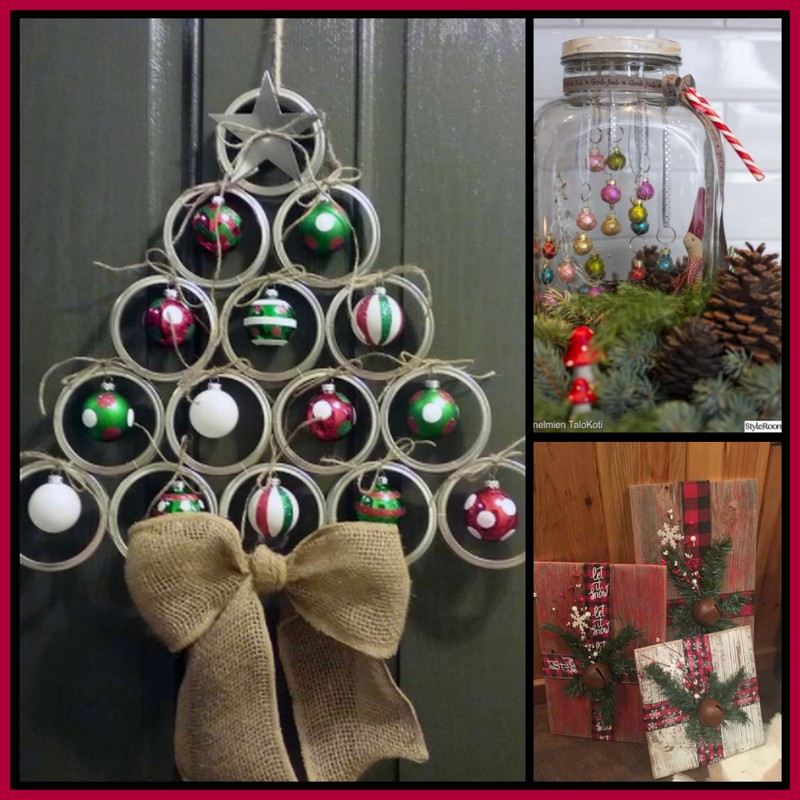 DIY And Household Tips: 3 Christmas Crafts Using Repurposed Items