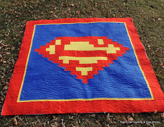 Night Owl Quilting & Dye Works: Superman
