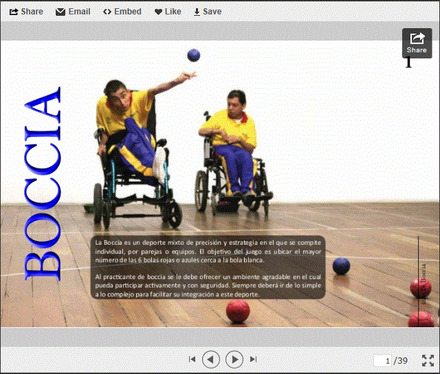 Jugando en el cole: ¿Te animas a jugar a Boccia? 2º Open de Boccia ...