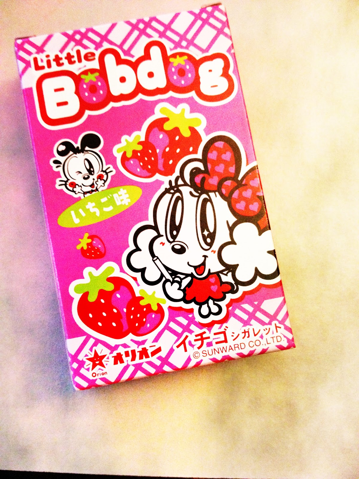 The Hungry Bunny: Weird Japanese Sweet #2 (Japanese Cigarette sweet)