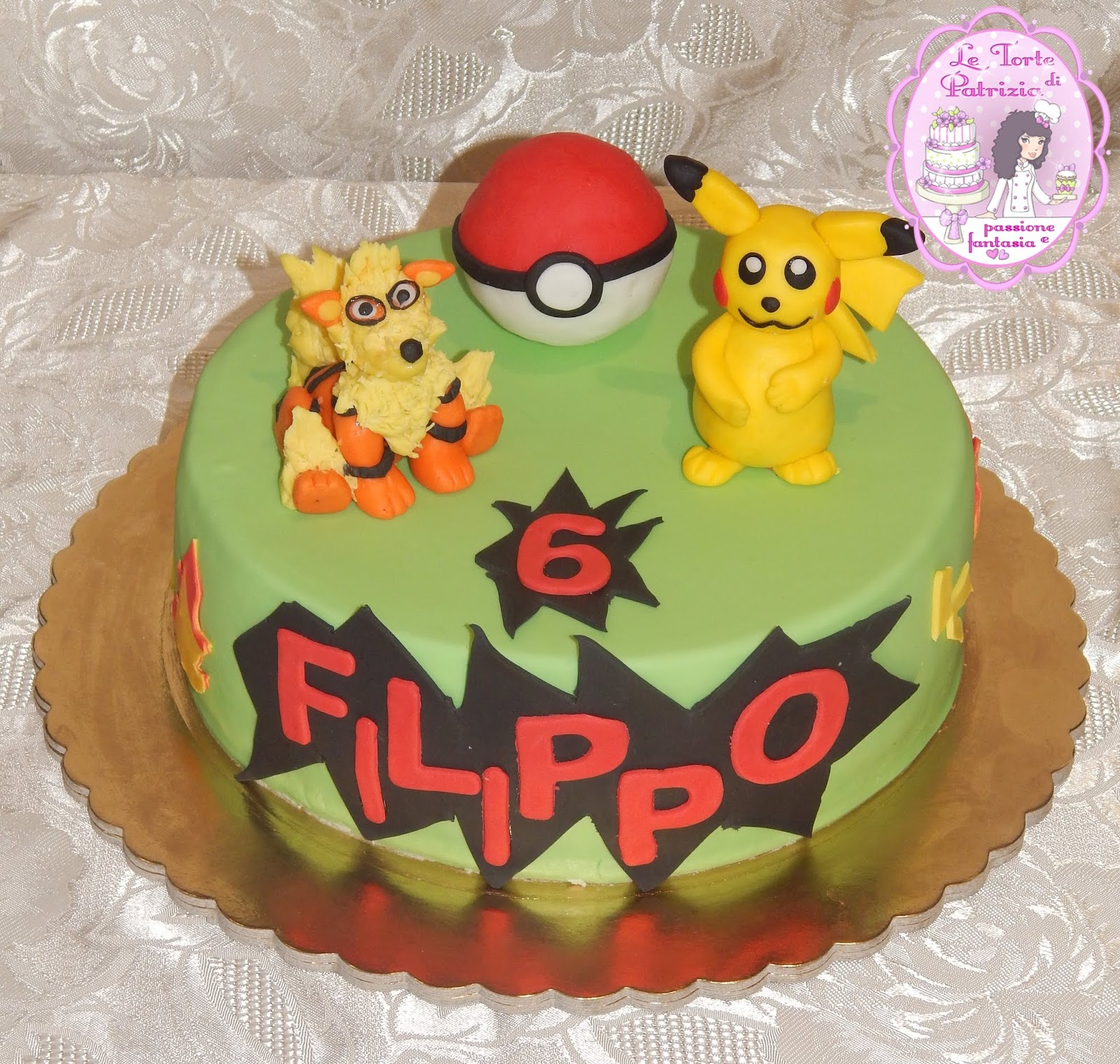 Le Torte di Patrizia passione e fantasia: Pokemon 2 Pikaciu-Arcanine...