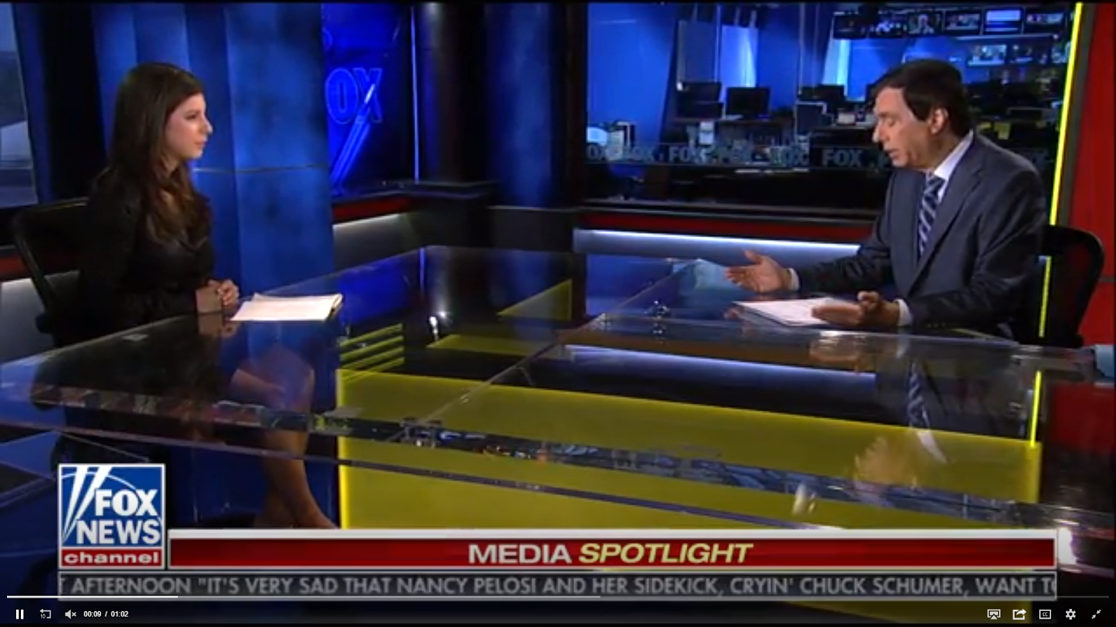 Ladies in Satin Blouses: Sara Fischer - black satin blouse