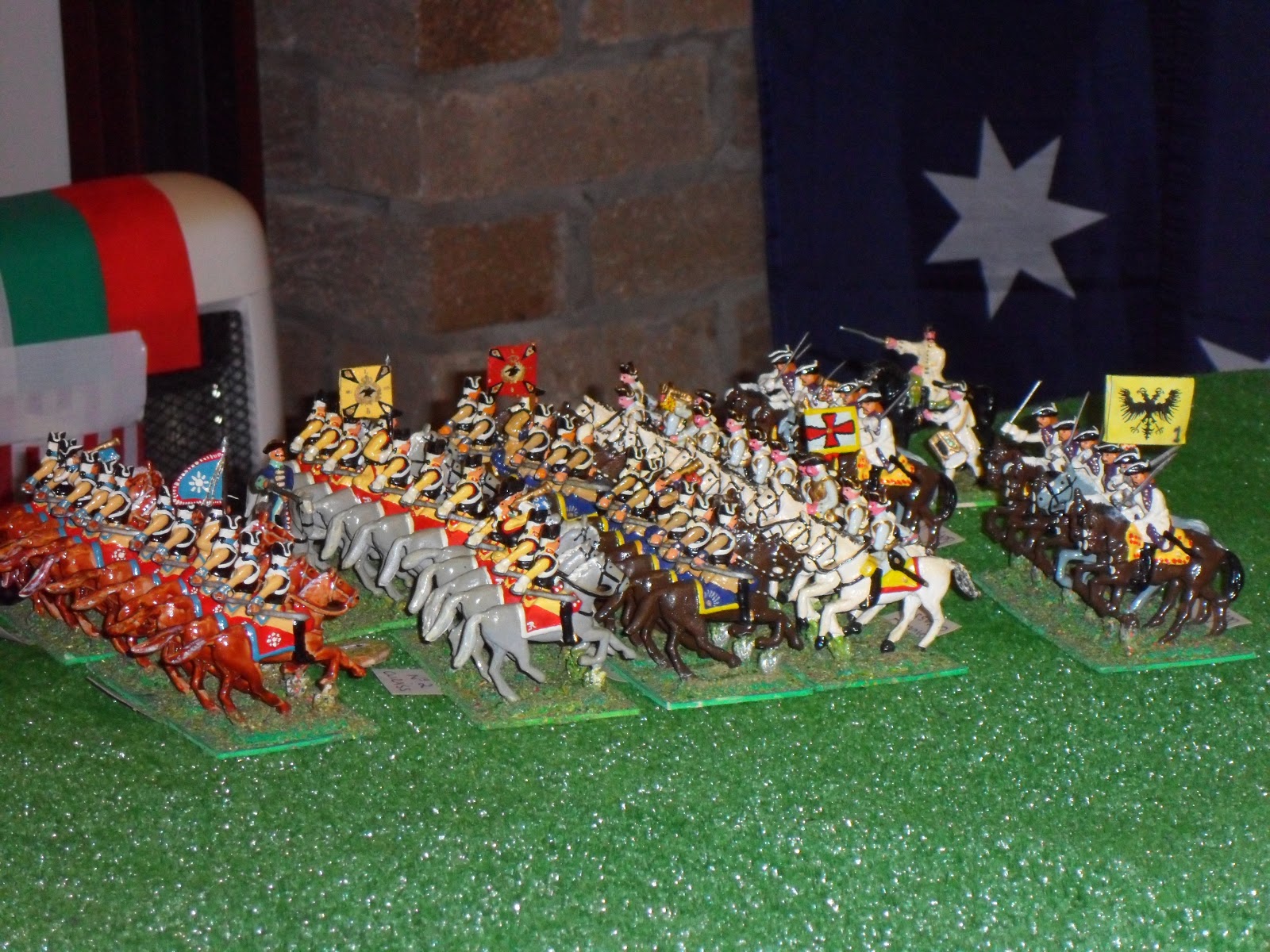 Westerhope Wargame Group: Seven Years War game 21.10.12. 40mm figures.