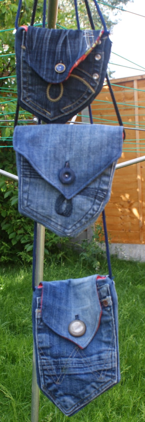 Sewing for Utange: Button-flap bags