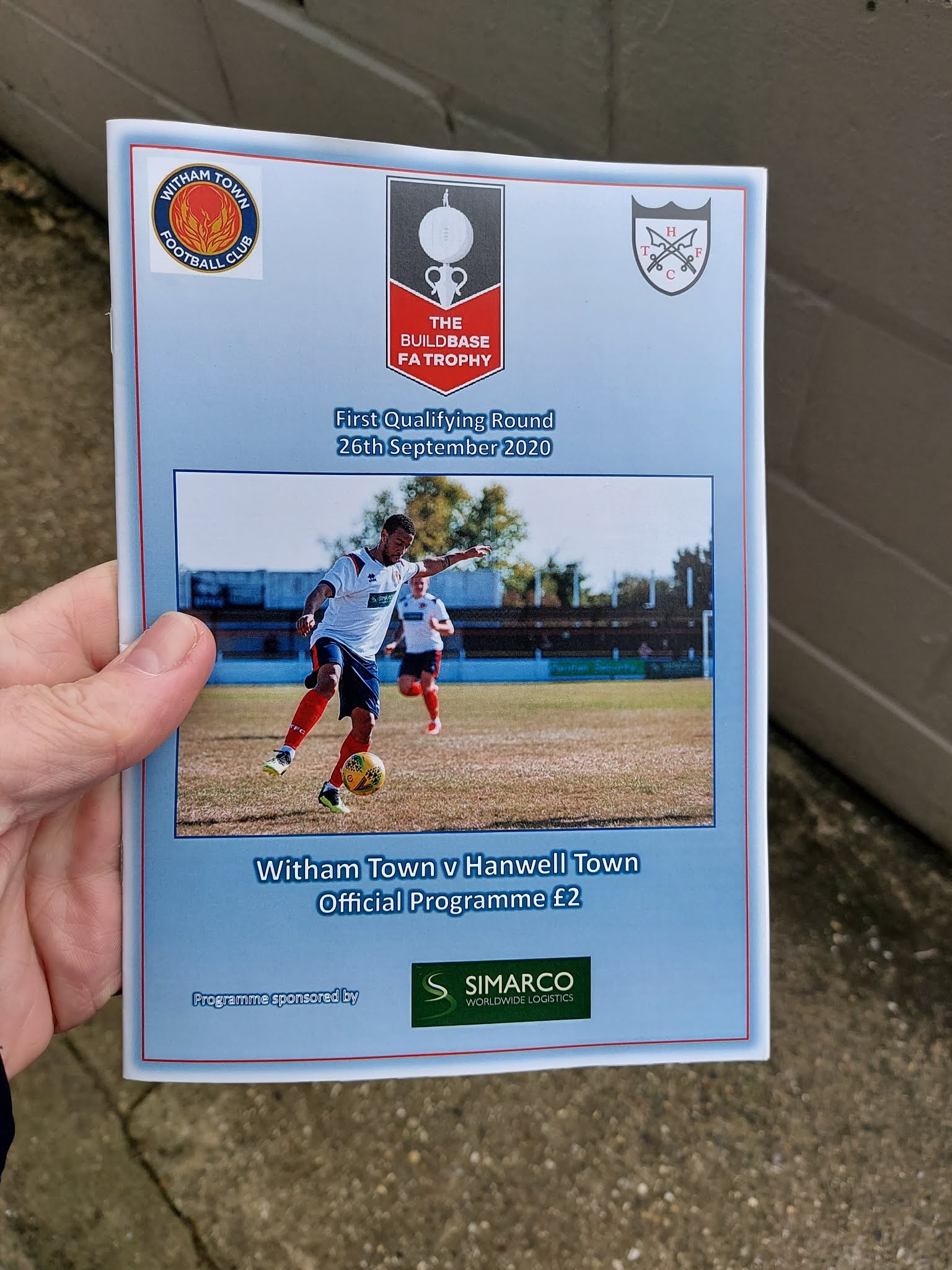 Streets Paved With Goals: WITHAM TOWN v HANWELL TOWN