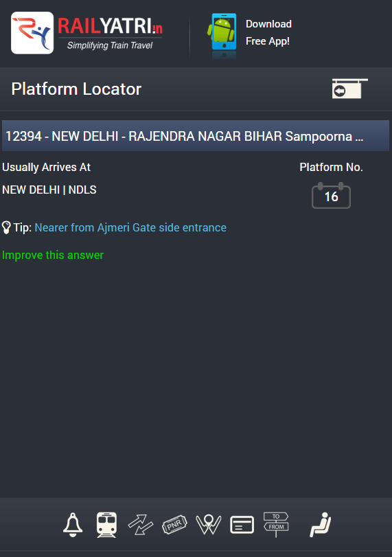Train Platform Locator Online - Platform status enquiry service live ...