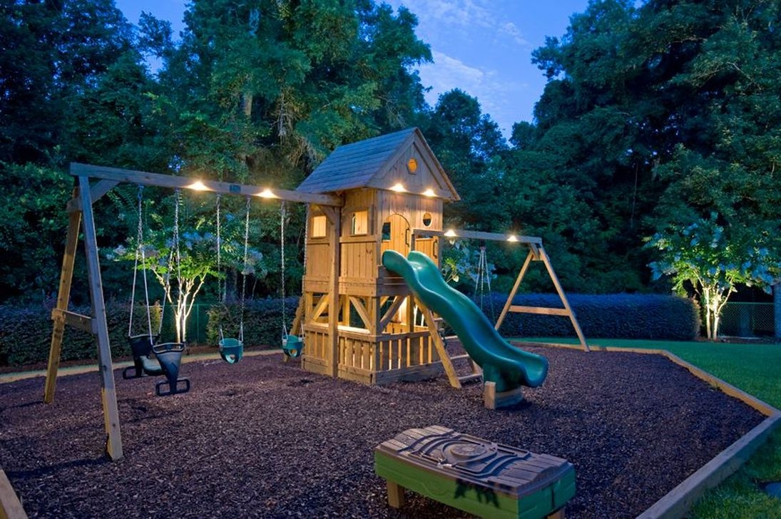 40 Incredible Backyard Playground Kids Design Ideas