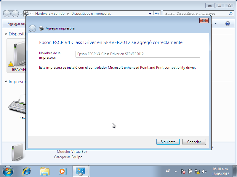 SERVICIO DE IMPRESION ~ ADMINISTRACIÓN DE SERVIDORES