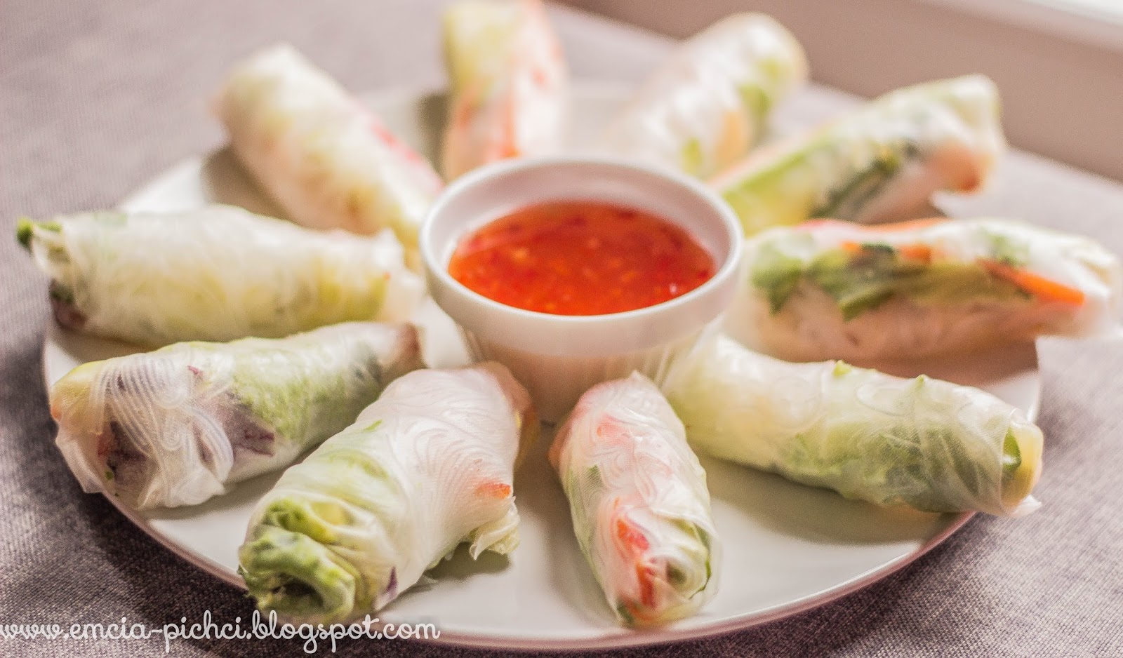 Emcia Pichci!: WARZYWNE SPRING ROLLS
