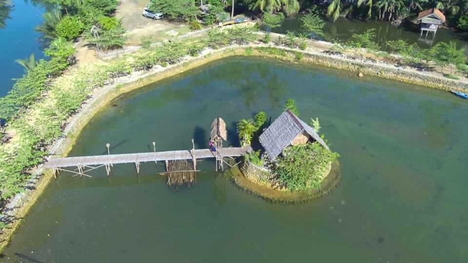 Taman Sagati Margacinta from Drone - Desa Wisata Margacinta