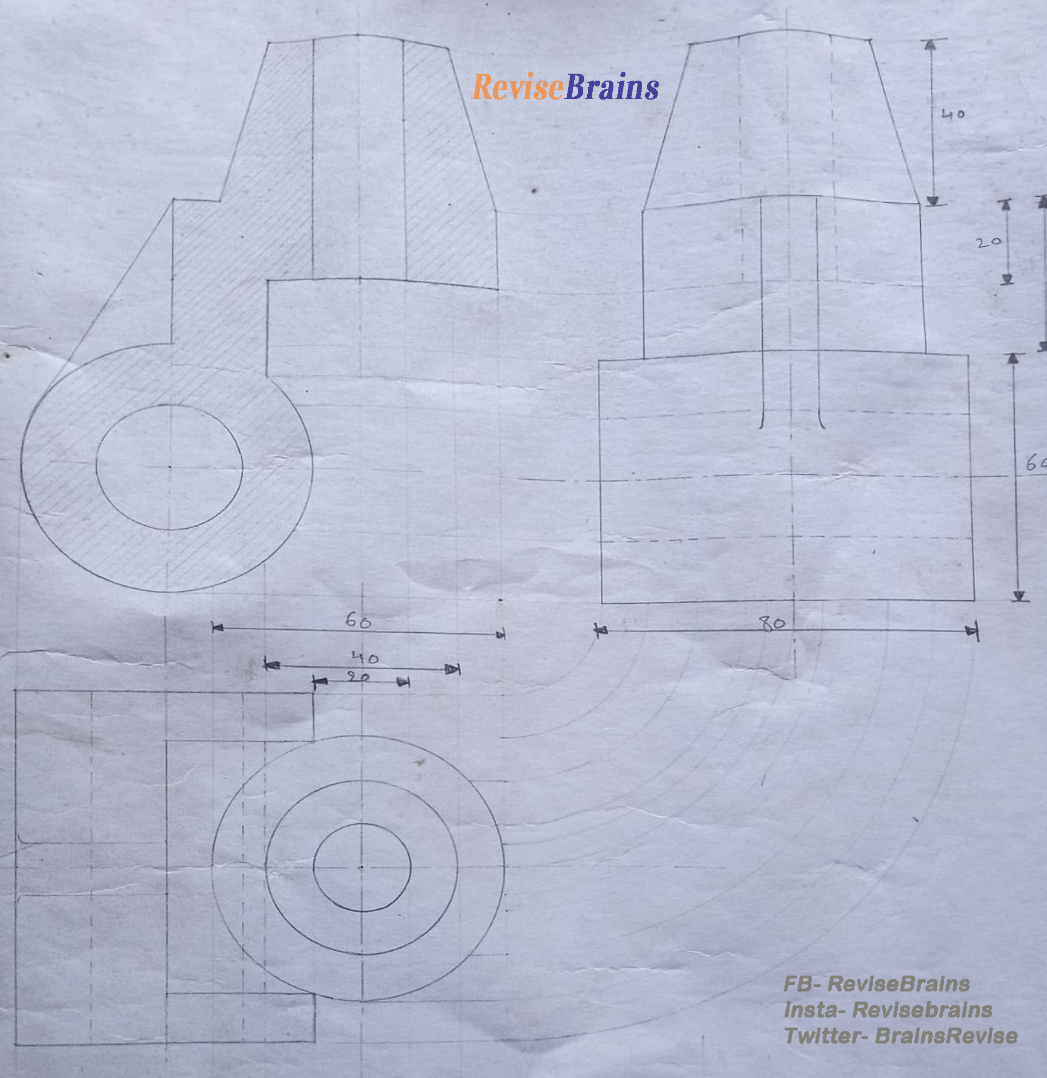 Machine Drawing | Mechanical Drawing - Sectional views Assembly ...