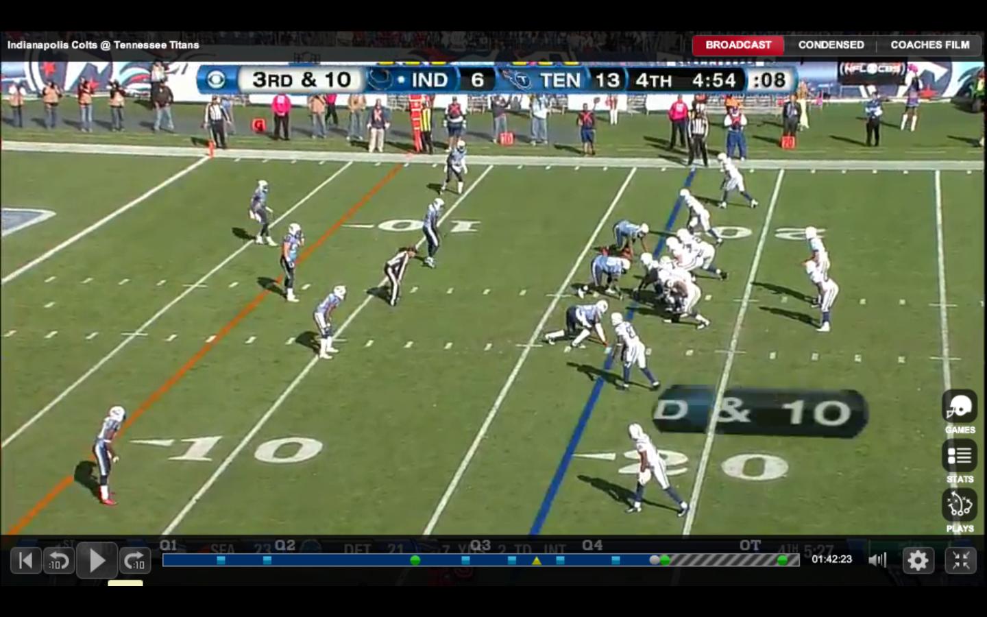 Breathe If You Love Football: Play By Play Review Colts 4th Quarter TD Play