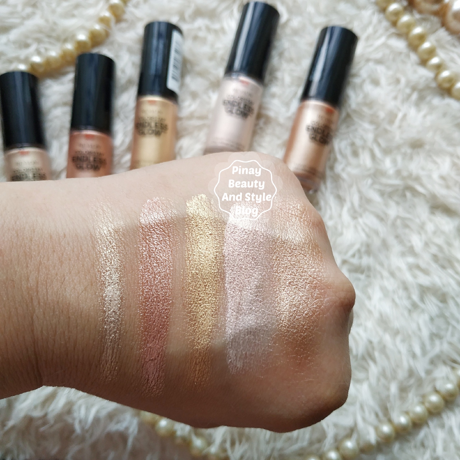 Pinay Beauty And Style Revlon Colorstay Endless Glow Highlighter Swatches And Review Liquid
