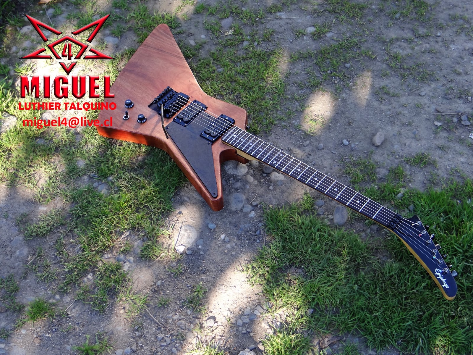 LUTHIER MIGUEL4 - TALCA: GUITARRA ELECTRICA EXPLORER. RESTAURADA Y ...