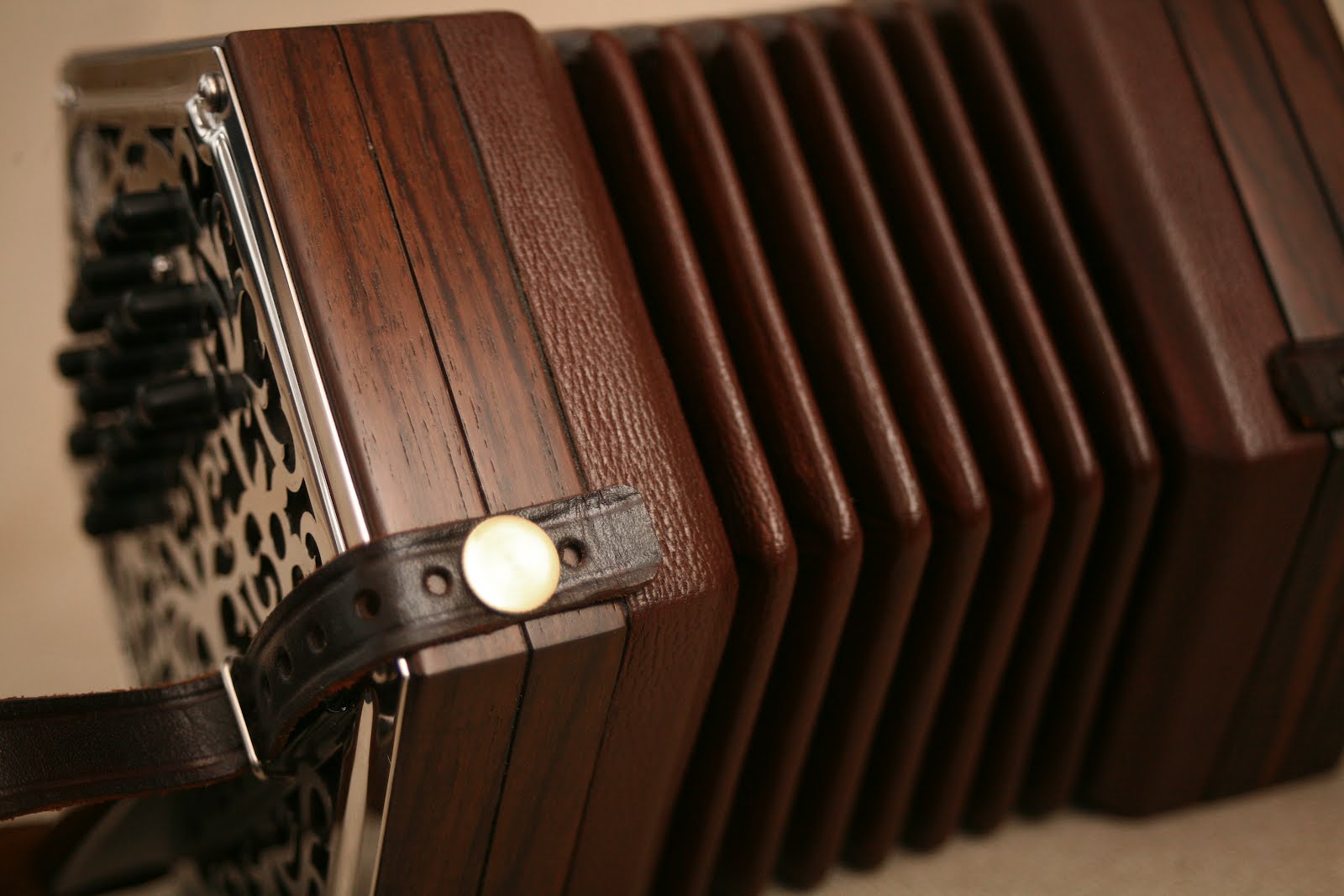 Edgley Concertinas - New Products: Something New--Brown Bellows