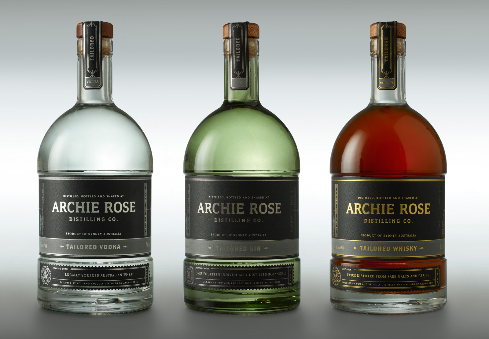 Archie Rose Tailored Spirits on Packaging of the World - Creative ...