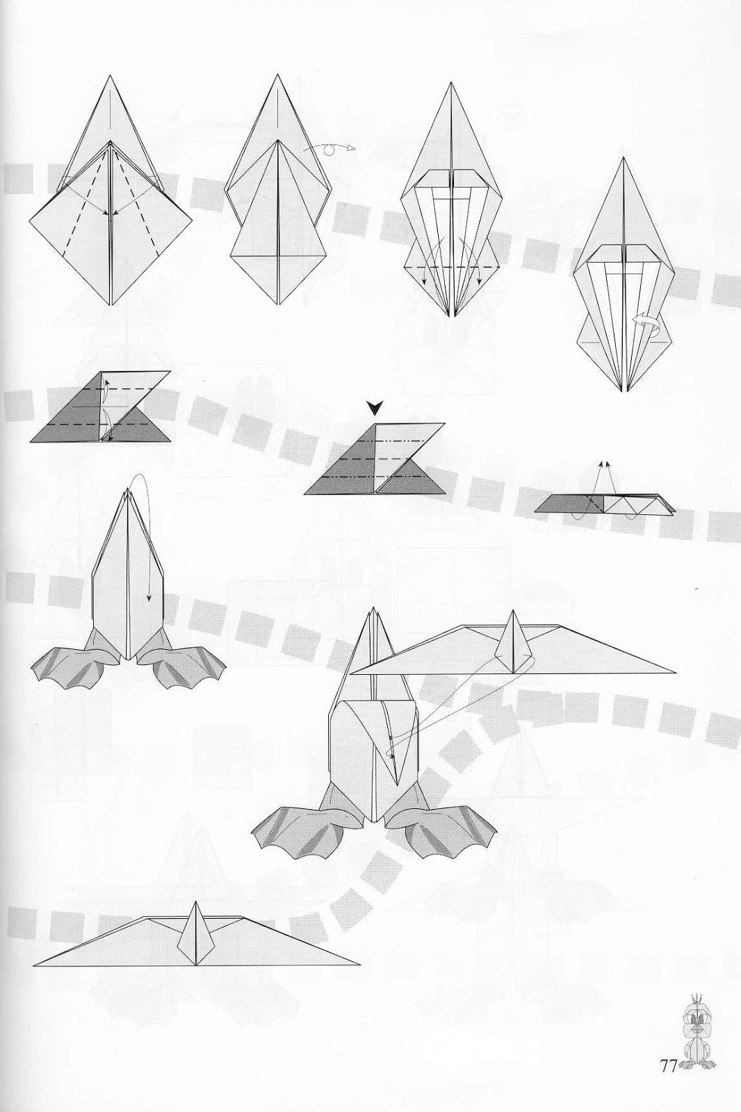 Origami Cartoon 1-Halle - Ruby Book Origami