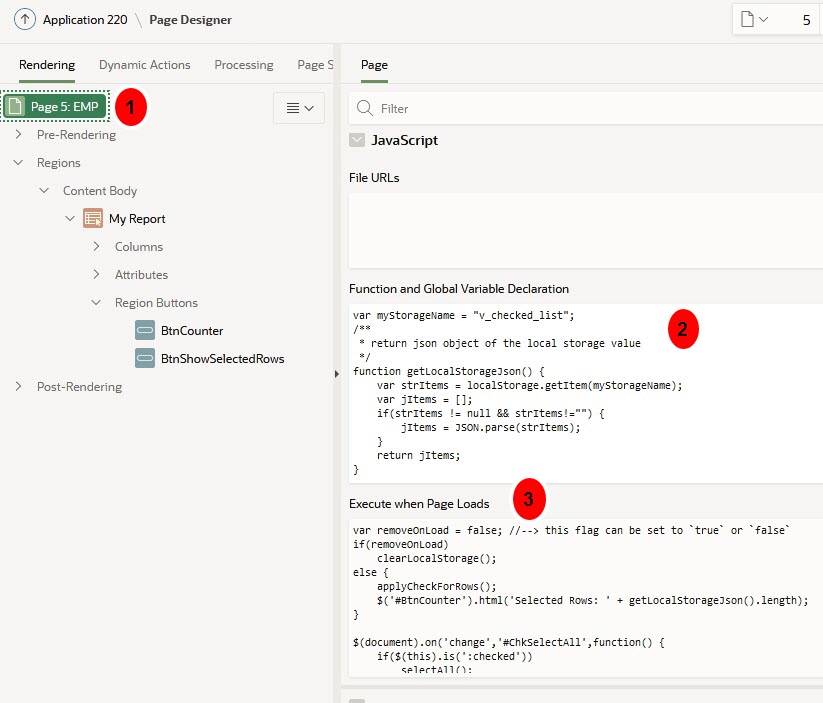 Oracle Apex Add Checkbox Item To Ir And Maintaining Checkboxes State