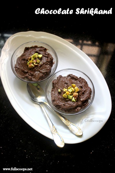 Chocolate Shrikhand ~ Full Scoops - A food blog with easy,simple ...