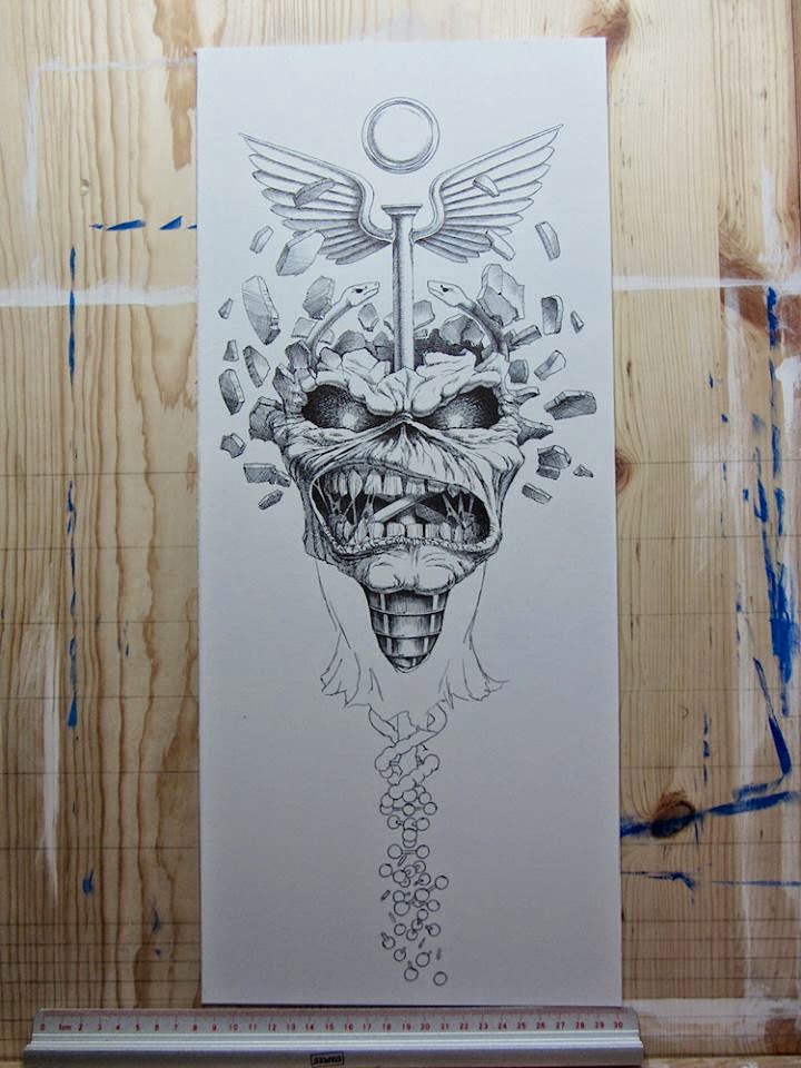 Derek Riggs: Novas artes do Eddie. - IRON MAIDEN BRASIL