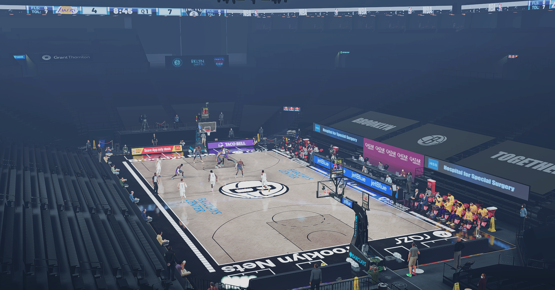 NBA 2K21 Brooklyn Nets Covid/No Crowd Arena by rtomb_3