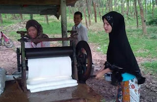 Rukun: CARA MESIN GETAH KEPING