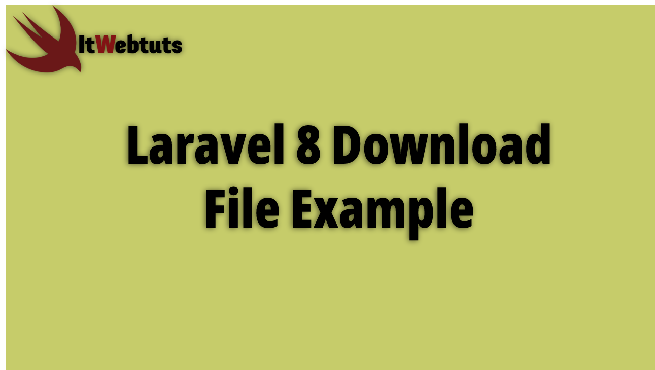 Laravel 8 Download File Example