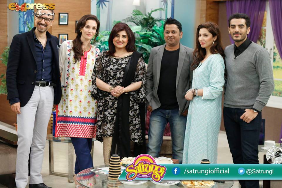 Mahira, Adeel, Sonia & Asim Raza for Ho Mann Jahaan Promotion at ...