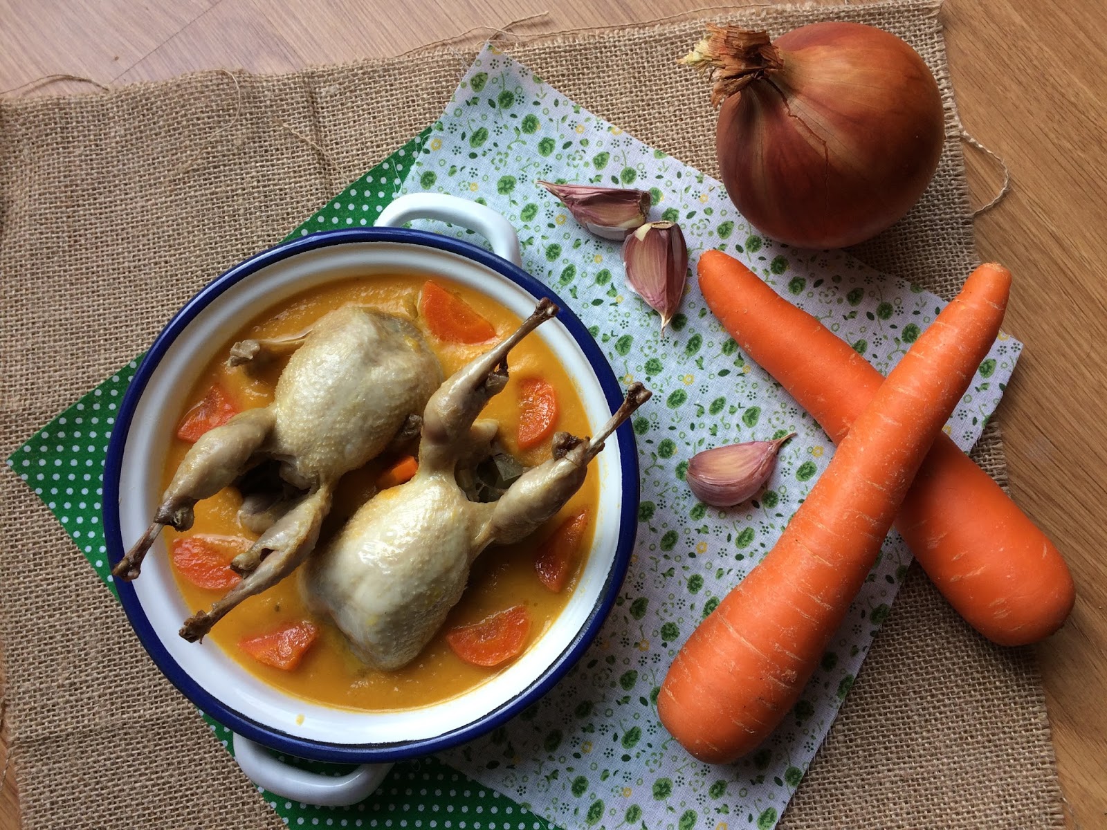 Codornices guisadas al estilo de mi abuelo Pepe