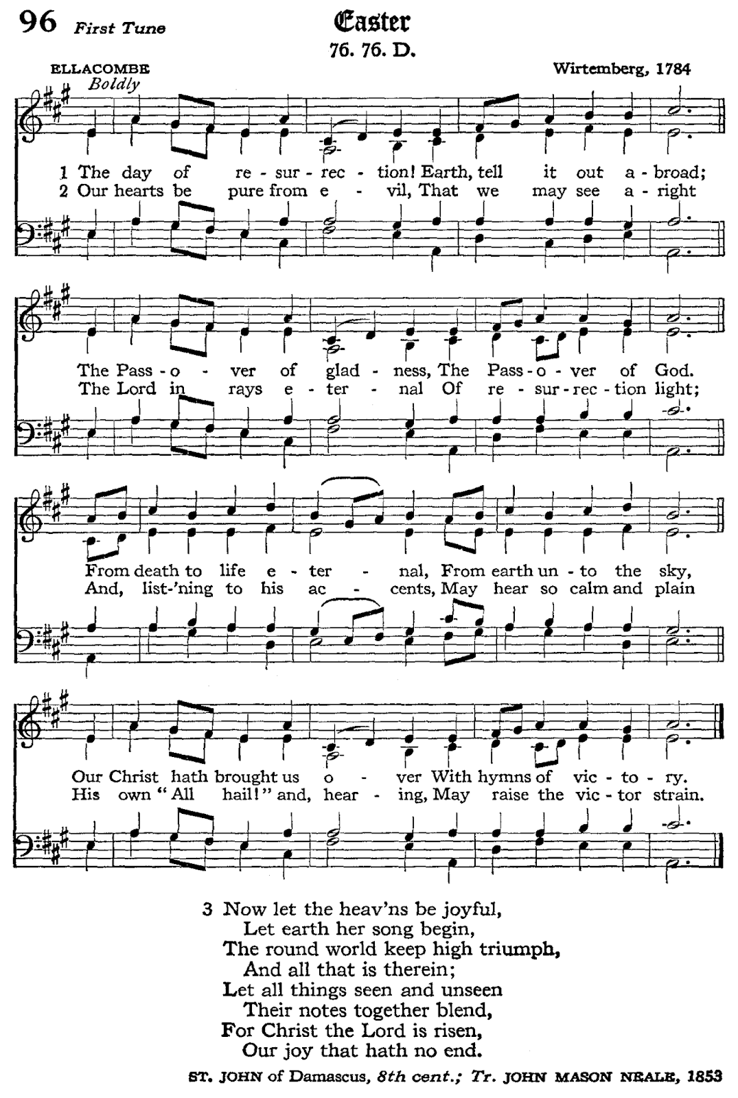 Anglican Music: The Day of Resurrection