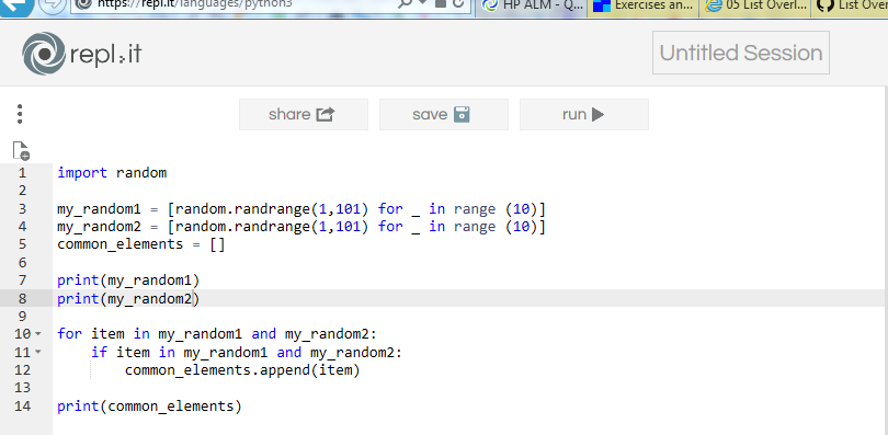 Learn Python: List Overlap With Example Explained - practicepython ...