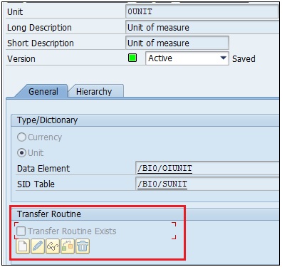 Routines in SAP BW 7.x | SAP Online Guides