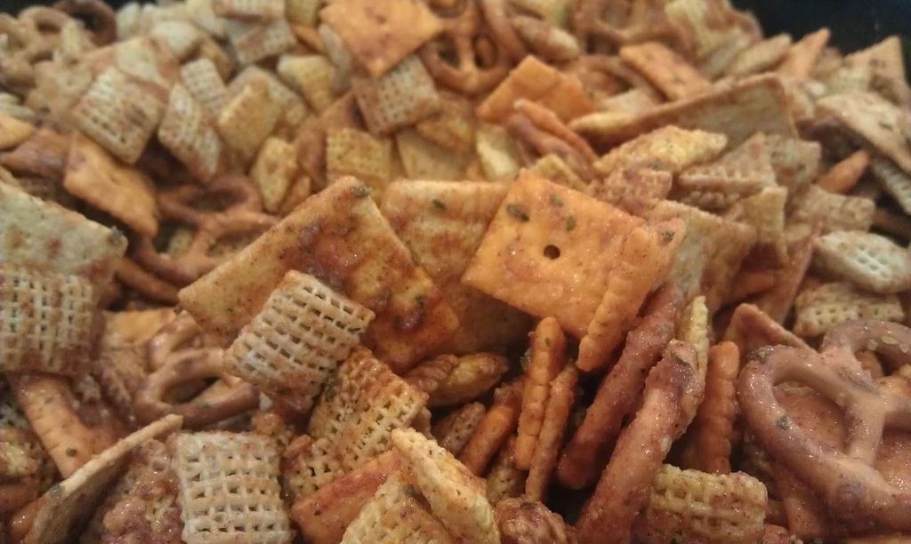 Horsin' Around in the Kitchen: BBQ Chex Mix