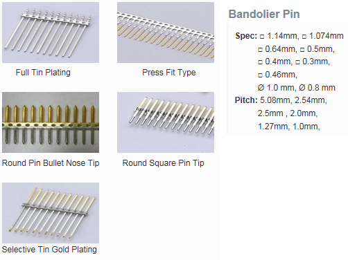 FINECONN: Pins & Terminals