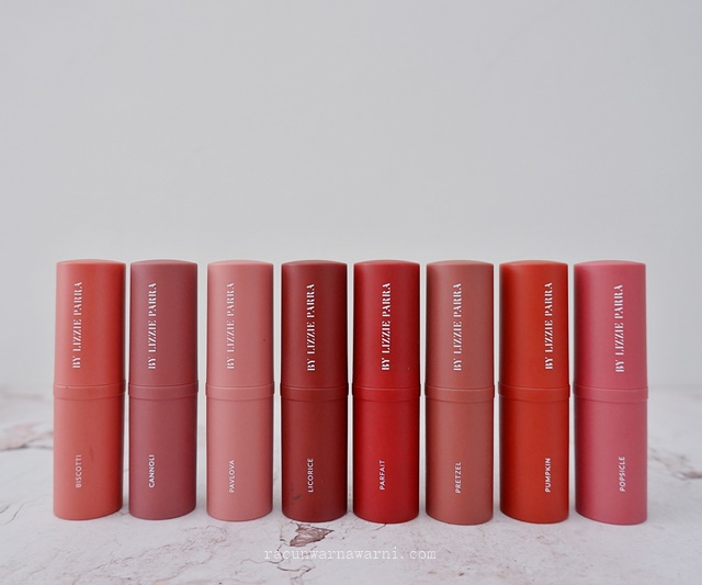 Review BLP Lip Bullet - Swatch All Shades - Racun Warna-Warni