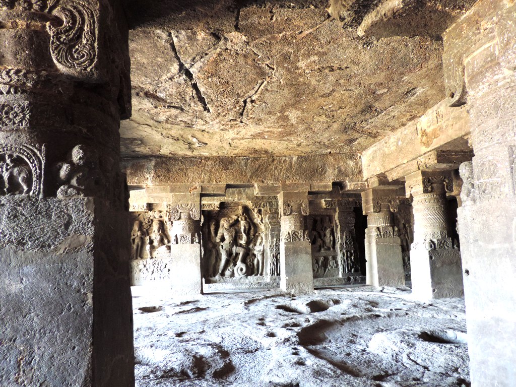 Just About Everything: Ancient Ellora Cave temples; Ravan Ki Khai (cave ...
