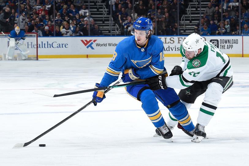 Blues giving Robert Thomas shot as top 6 forward in 2021 | ksdk.com