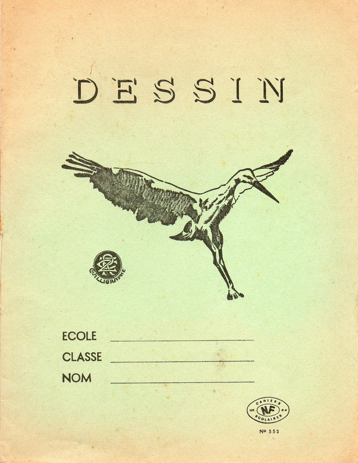 Souvenirs d'école: Cahier de dessin