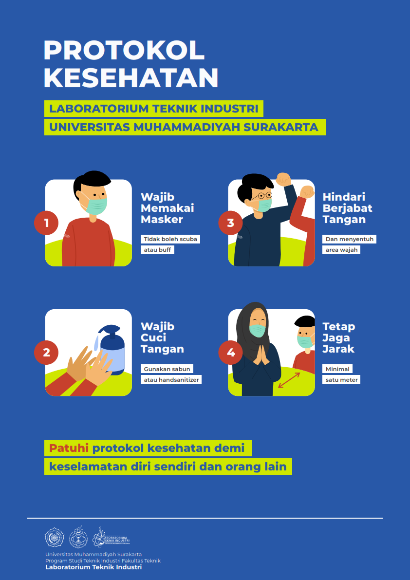 Protokol Kesehatan di Laboratorium Teknik Industri UMS