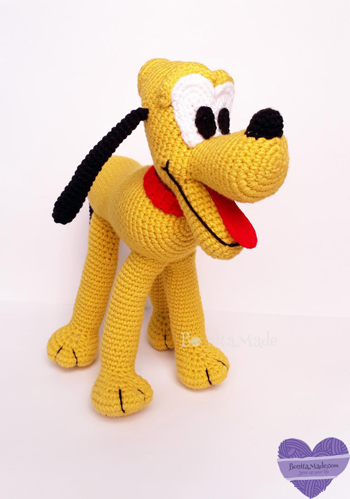 Crochet Pluto dog Amigurumi - Crochet knitting Vung Tau Vietnam yarn store