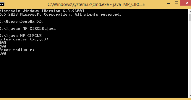 Education for ALL: Java Program - Mid-Point Circle Drawing Algorithm
