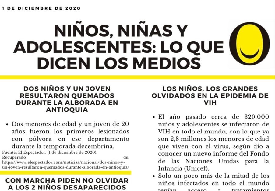 ¡Noticias de Niños y Niñas!