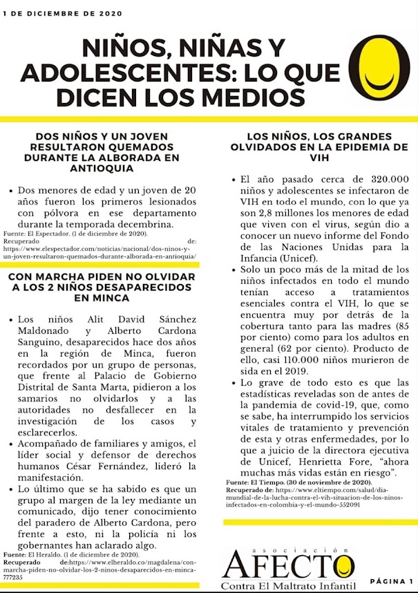 ¡Noticias de Niños y Niñas!