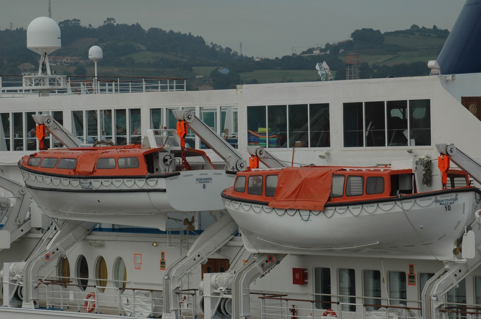 Cruise ship "OCEAN COUNTESS" at Gijon, last week
