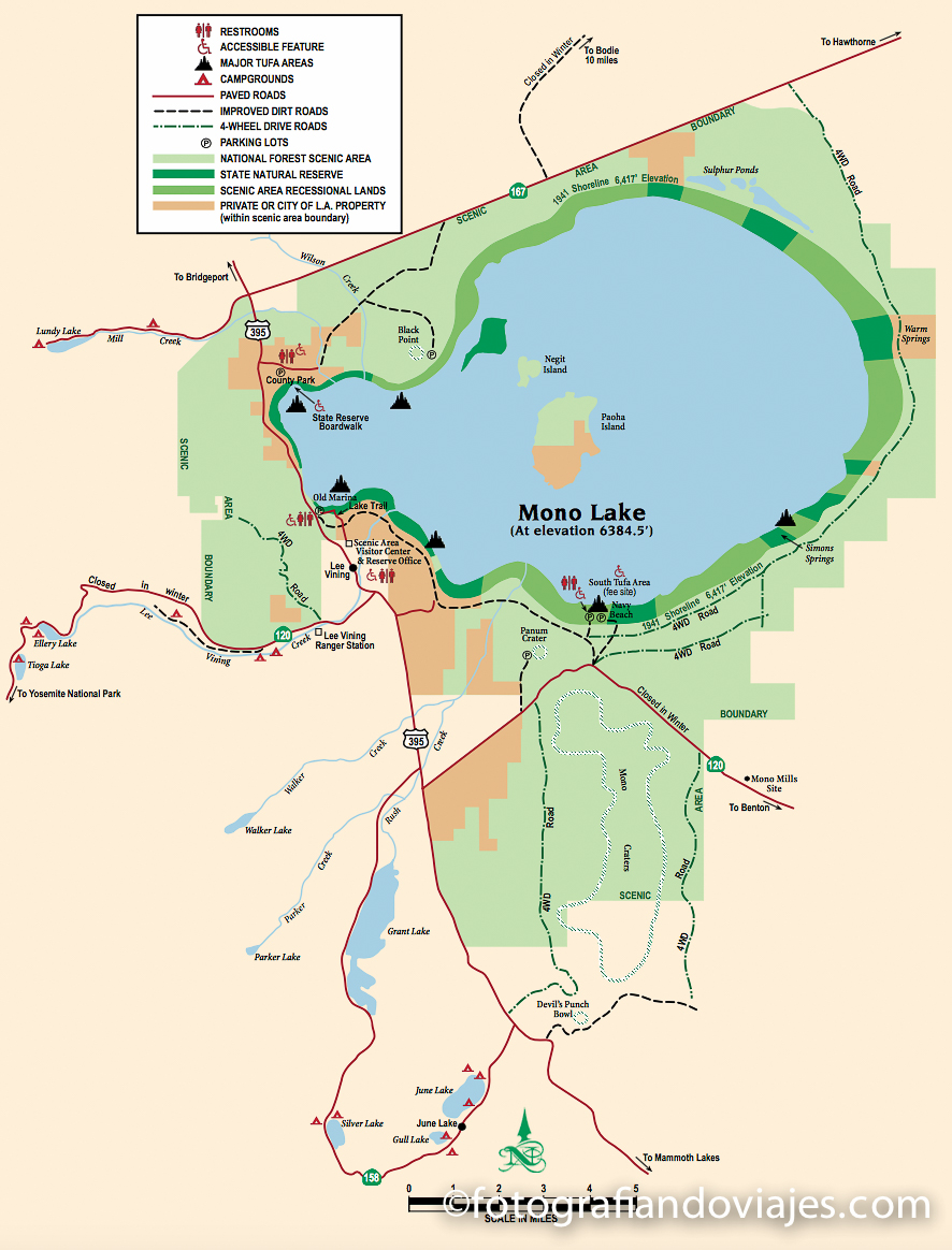Mono Lake o Lago Mono, en California: un paisaje de otro planeta ...