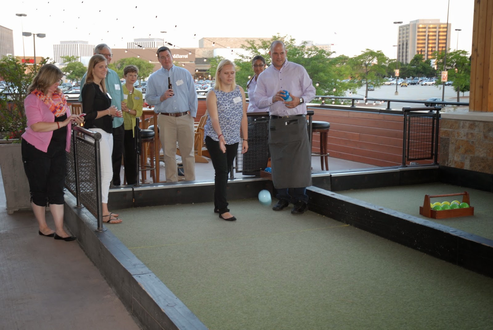 Pinstripes Bowling Bocce Bistro combines great food with great fun